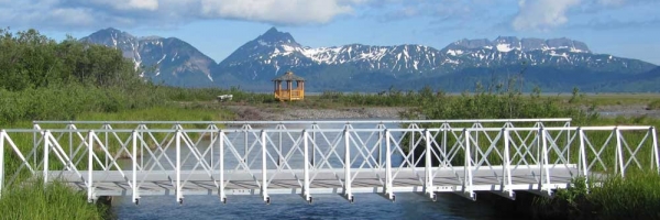 ATV Bridge Kit in the Alaska Wilderness - RollingBarge.com