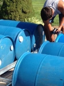 Kansas Floating Dock Kit Project - RollingBarge.com