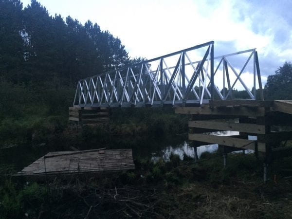 Wisconsin ATV Bridge Project - RollingBarge.com