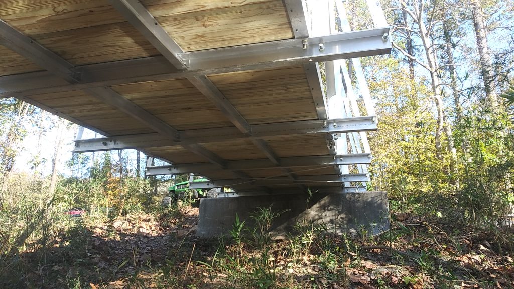 Trail Bridge Kit test - RollingBarge.com